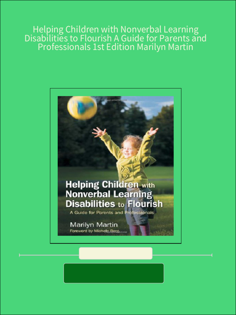 Helping Children With Nonverbal Learning Disabilities To Flourish A ...