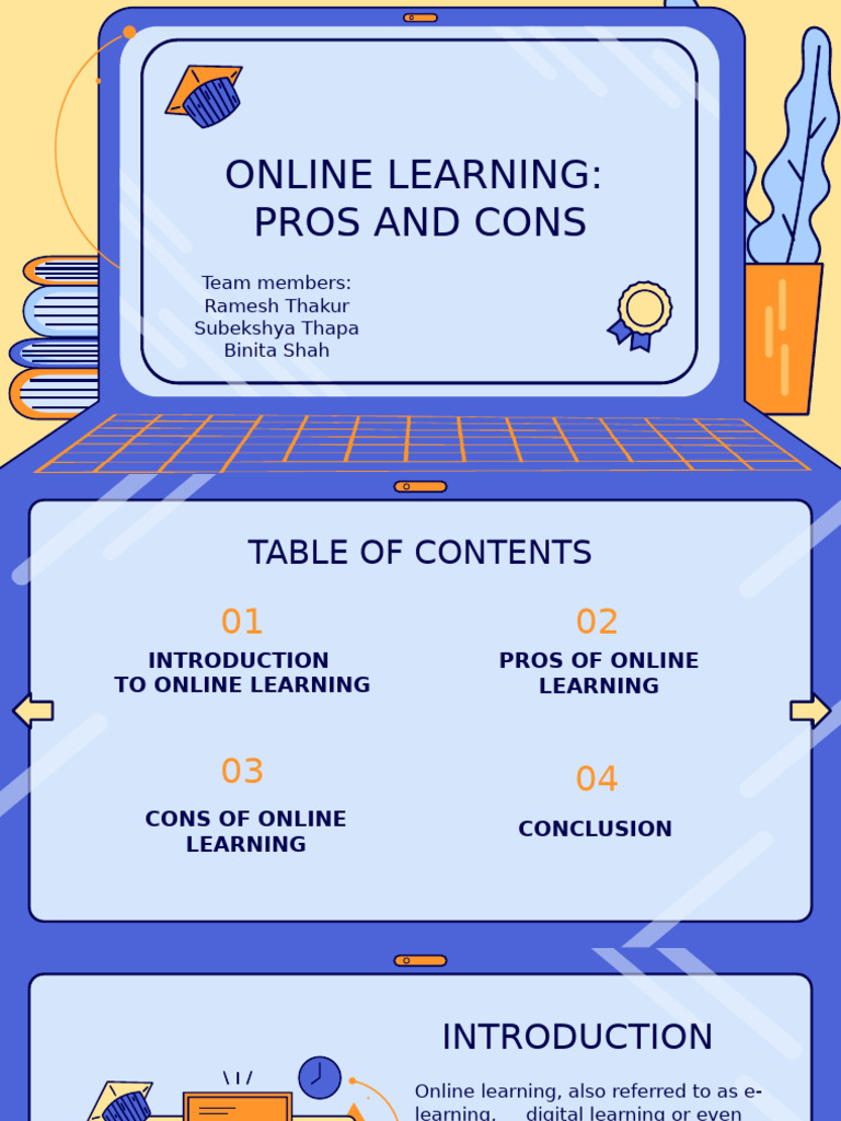 Online Learning: Pros and Cons Explained | PDF | Educational Technology ...
