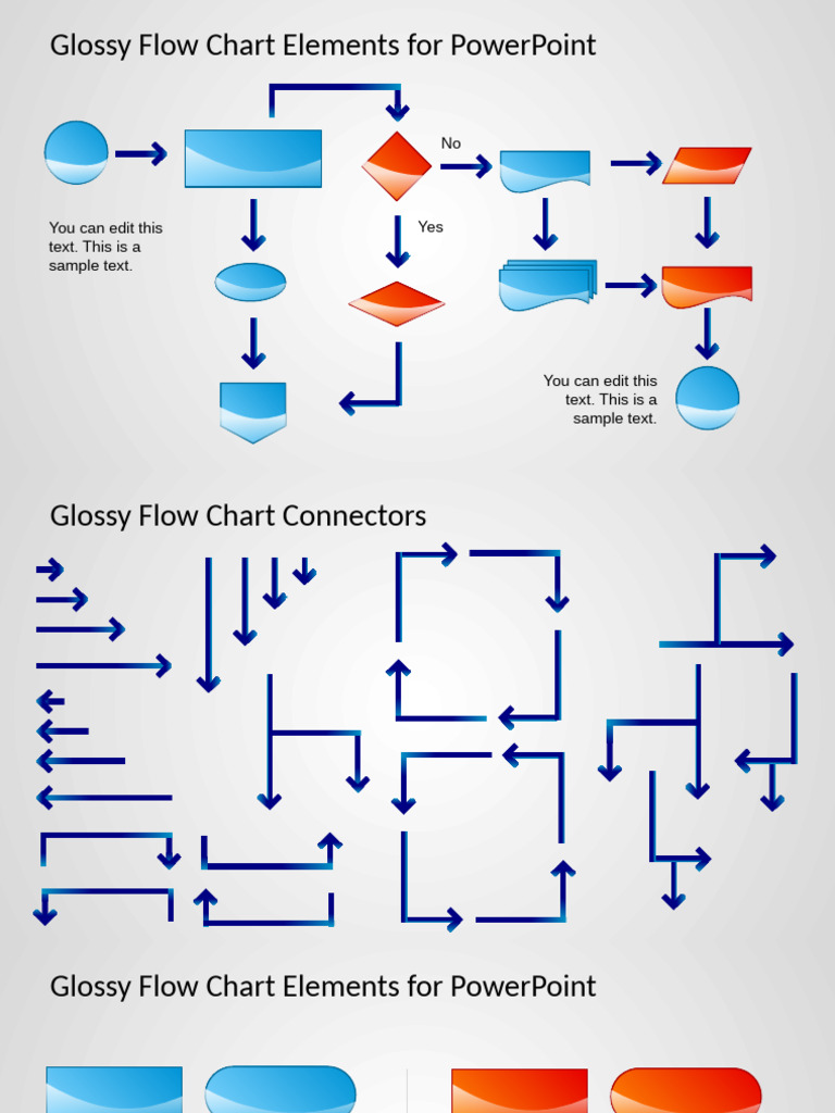 2015 01 Glossy Flow Chart Elements | PDF