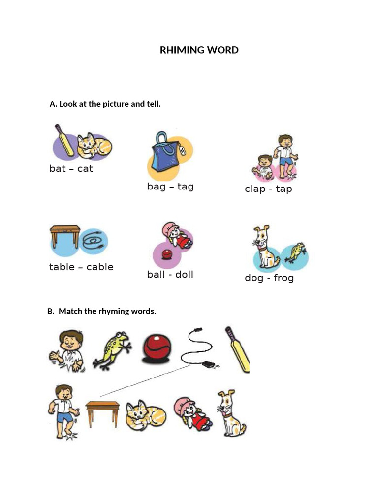 RHIMING WORD WordsRhymRhyming | PDF