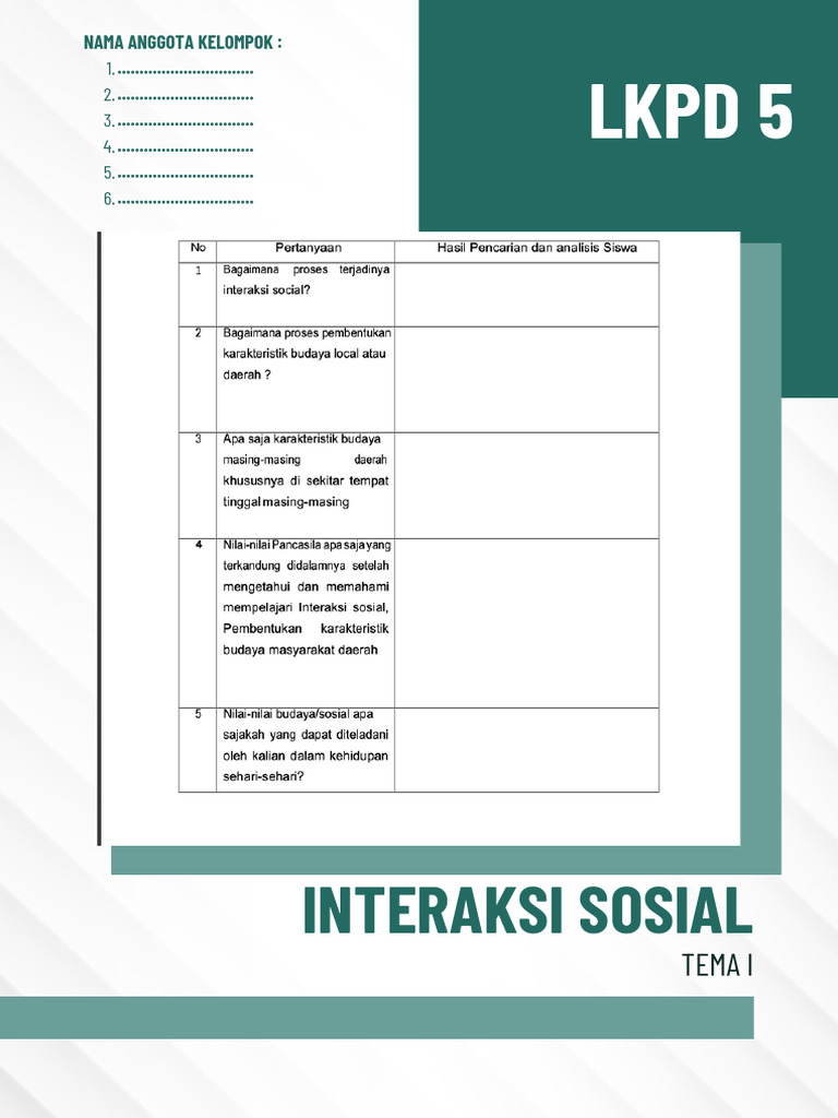 LKPD Modul Kelas Vii | PDF