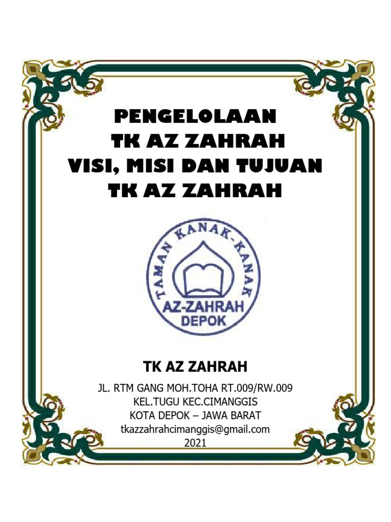 Visi, Misi, Tujuan | PDF