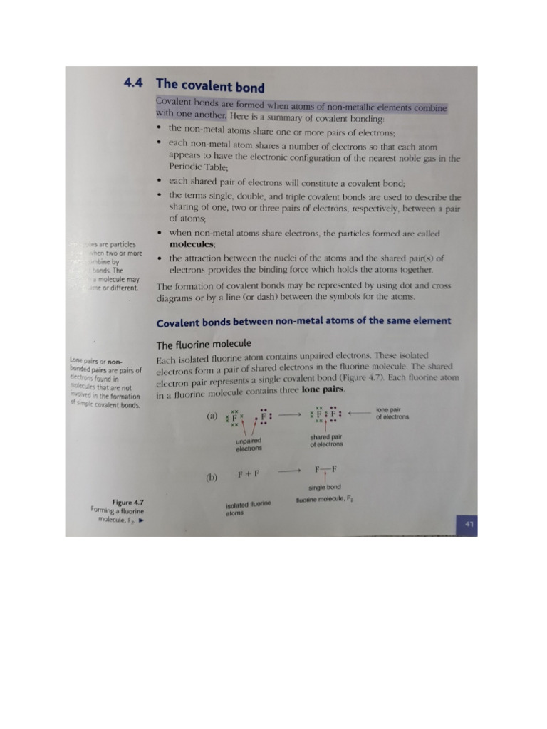 Covalent and Metallic Bonding | PDF
