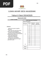 Uasa SN THN 6 Set 2 2024 2025 by Cikgu Gorgeous | PDF