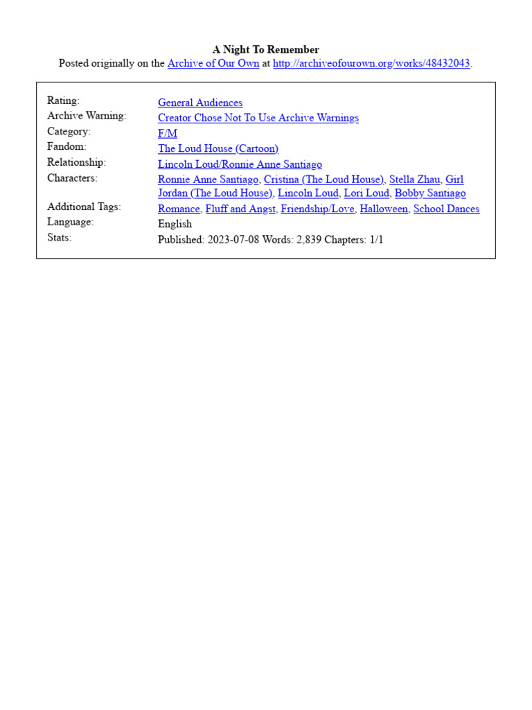 A Night To Remember | PDF | Mystery, Thriller & Crime Fiction | Poetry