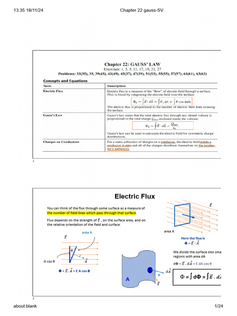 Chapter 22 gauss-SV | PDF | Sphere | Geometry