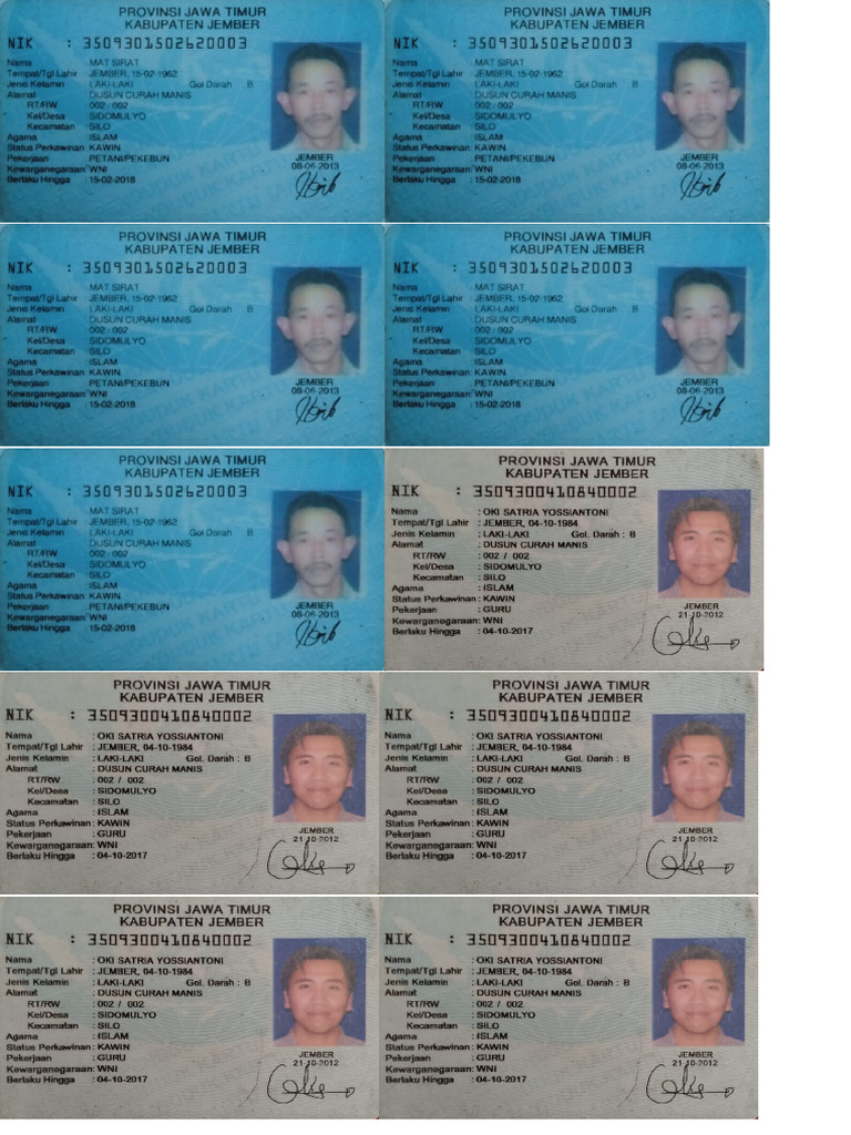 Format KTP Print | PDF