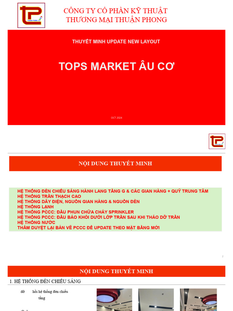 TOPS ACO - THUYẾT MINH UPDATE LAYOUT | PDF