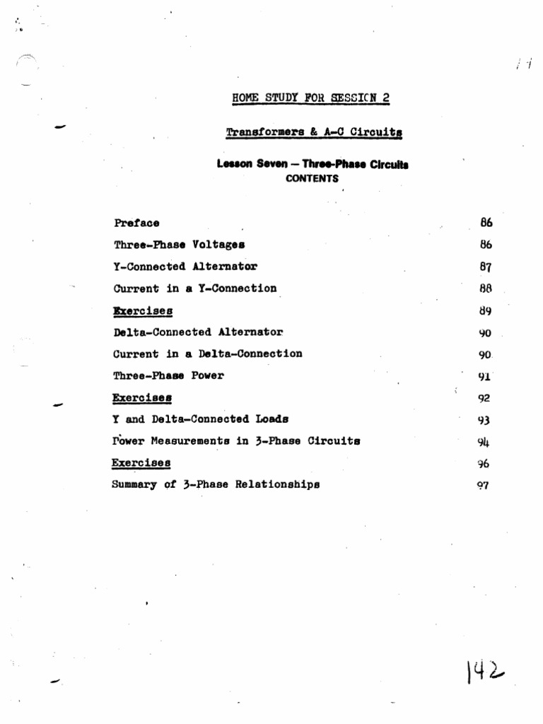 Learning Unit 11-Three Phase Circuits | PDF