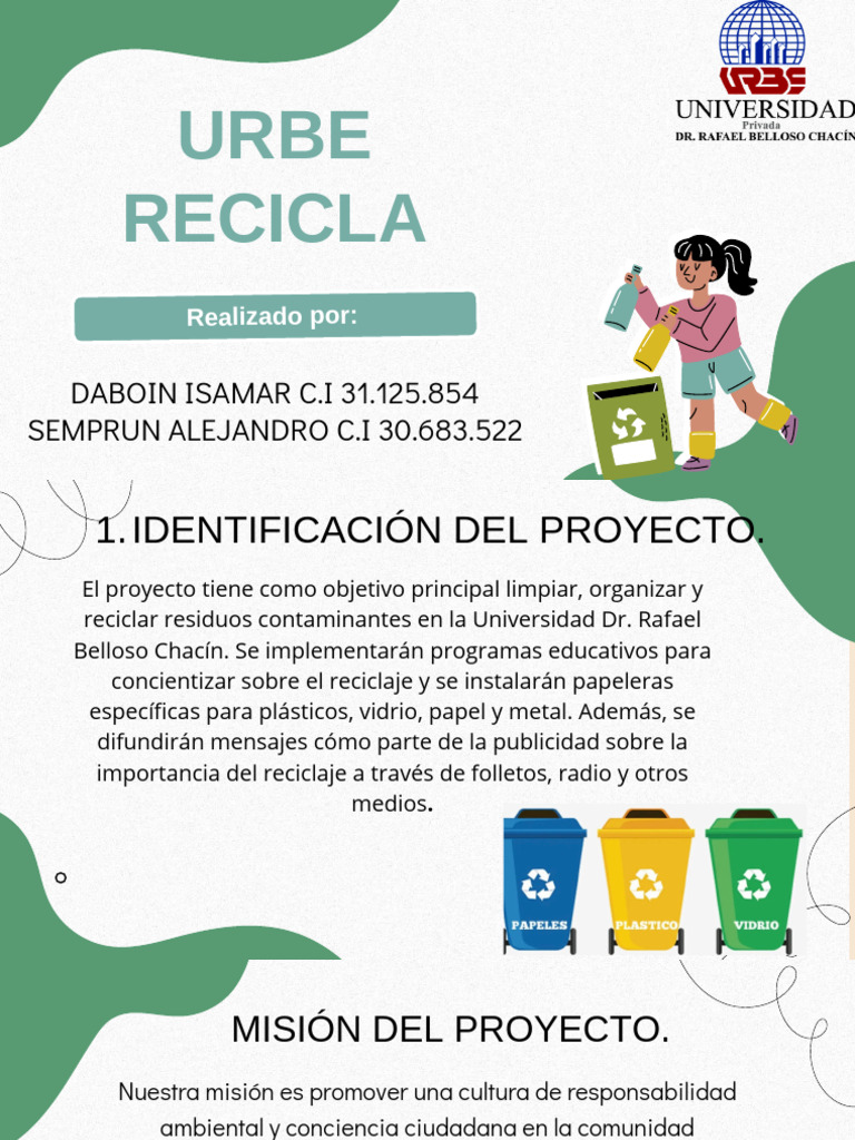 Urbe Recicla PDF | PDF | Residuos | Reciclaje