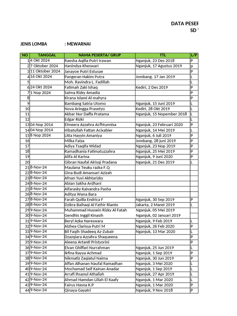 REKAP TK-A AFes 2024 NEW FIKS | PDF