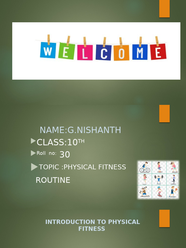 Physical Fitness Routine Guide | PDF