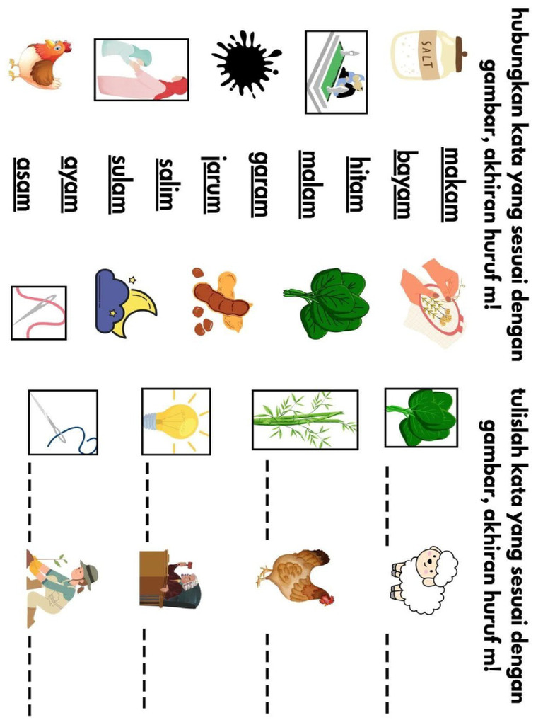 Worksheet Membaca | PDF