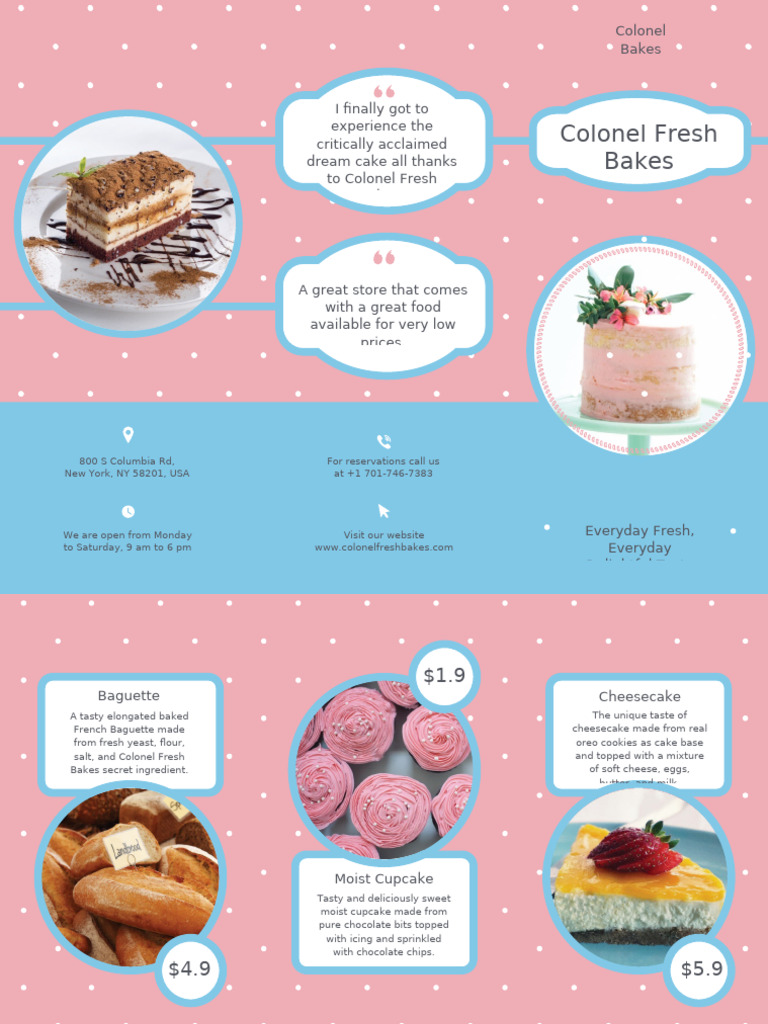 Trifold Cake at Colonel Fresh Bakes | PDF | Cakes | Cupcake
