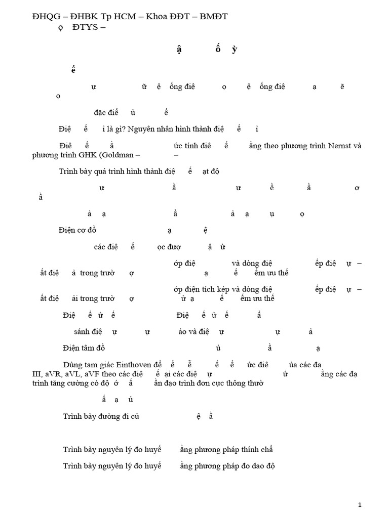 BME-201 On Tap CK | PDF