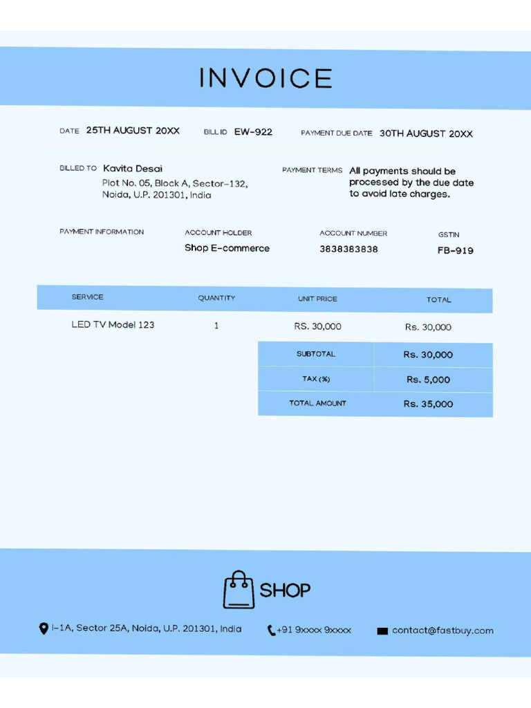 Invoice 4 | PDF