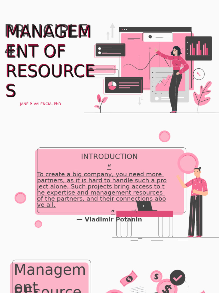Management of Resources Template 2 | PDF | Non Governmental ...