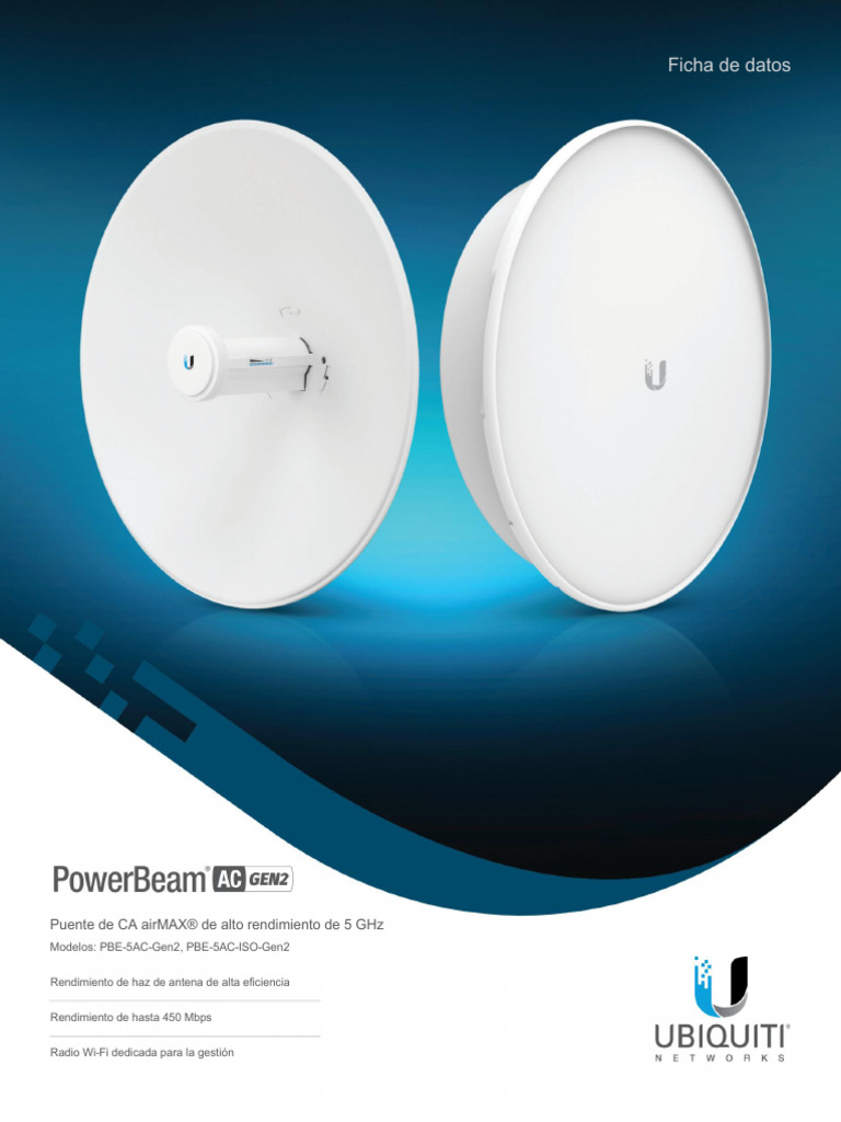 Powerbeam Ac Gen2 Ds Esp | PDF | Aplicación movil | Telecomunicaciones