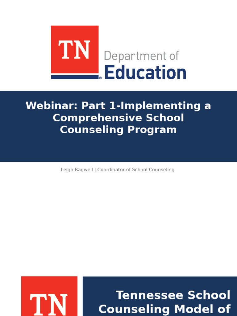 Ccte Counseling Part-1 of Implementing A CSCP | PDF | School Counselor ...