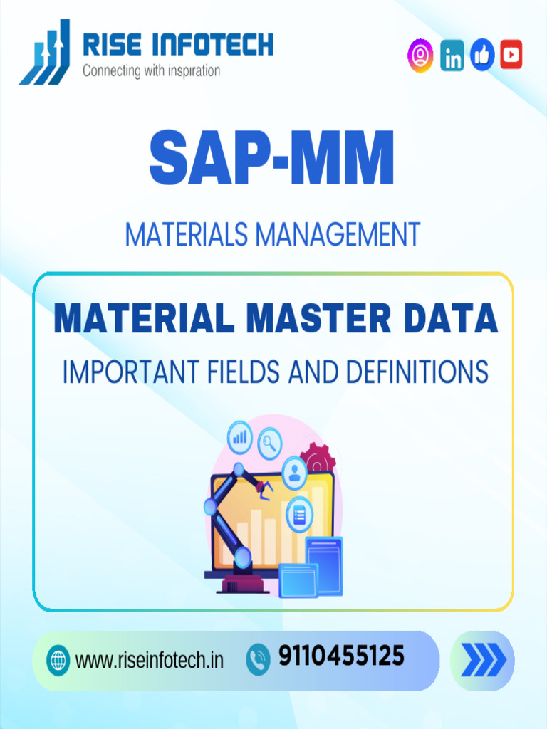 Material Master Data Important Fields | PDF | Weight | Packaging And ...