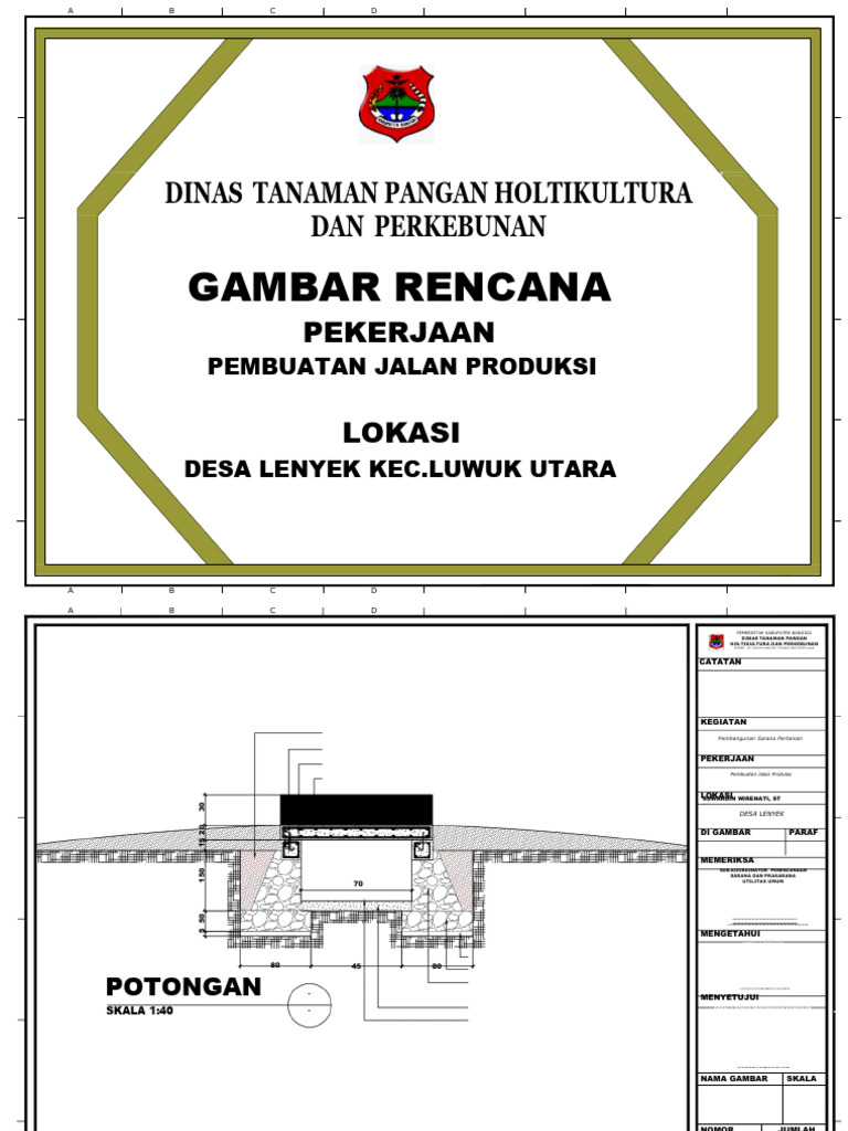 Gambar Plat Deuker Desa Lenyek | PDF