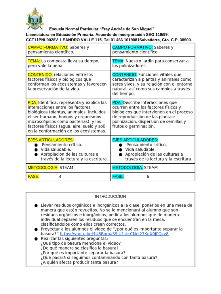 Andy | PDF | Residuos | Plantas
