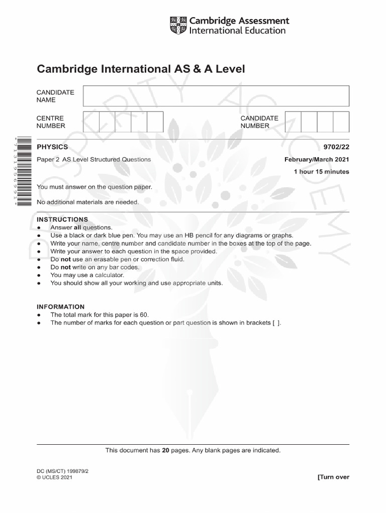 9702 m21 QP 22 Watermark | PDF