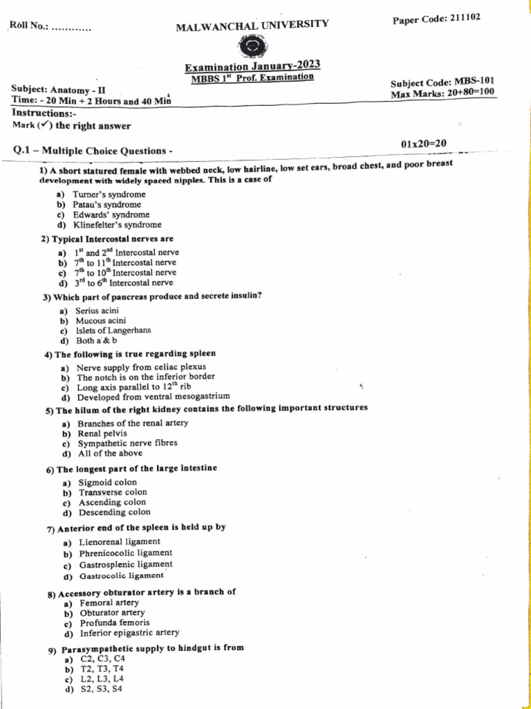 1st Year Biochemistry Papers | PDF | Metabolism | Biosynthesis