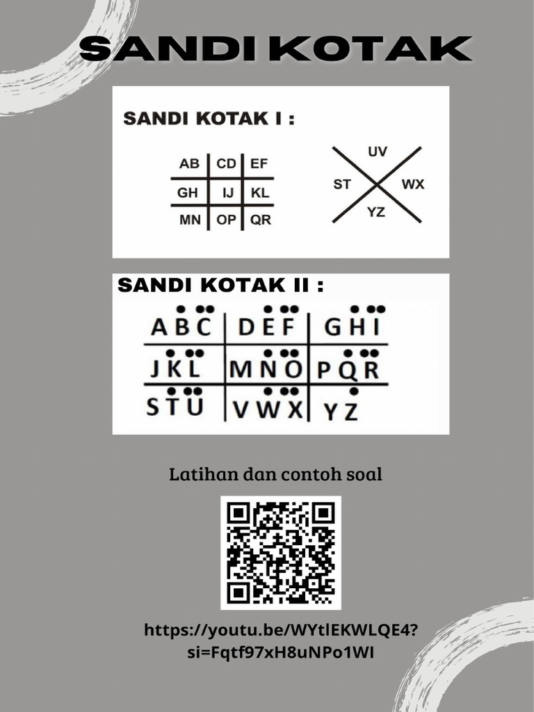 Sandi Kotak 1 & 2 | PDF