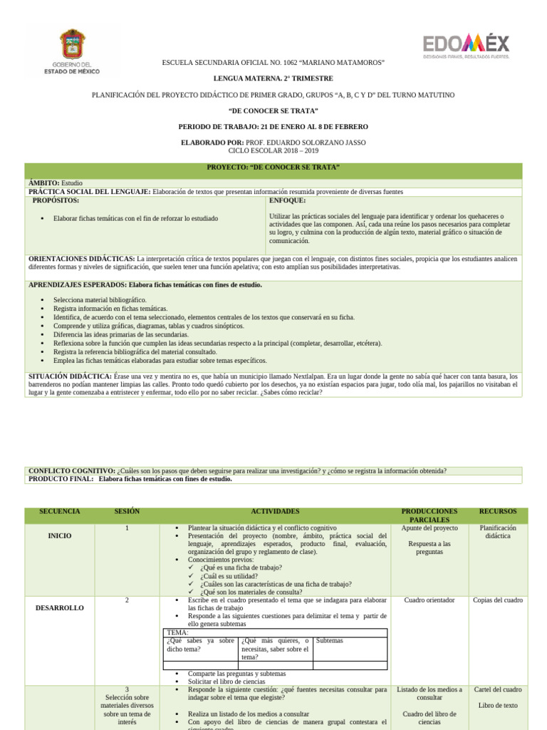 Planecion Programa tv1 y Crucigramas3 | PDF | Radiodifusión | Aprendizaje