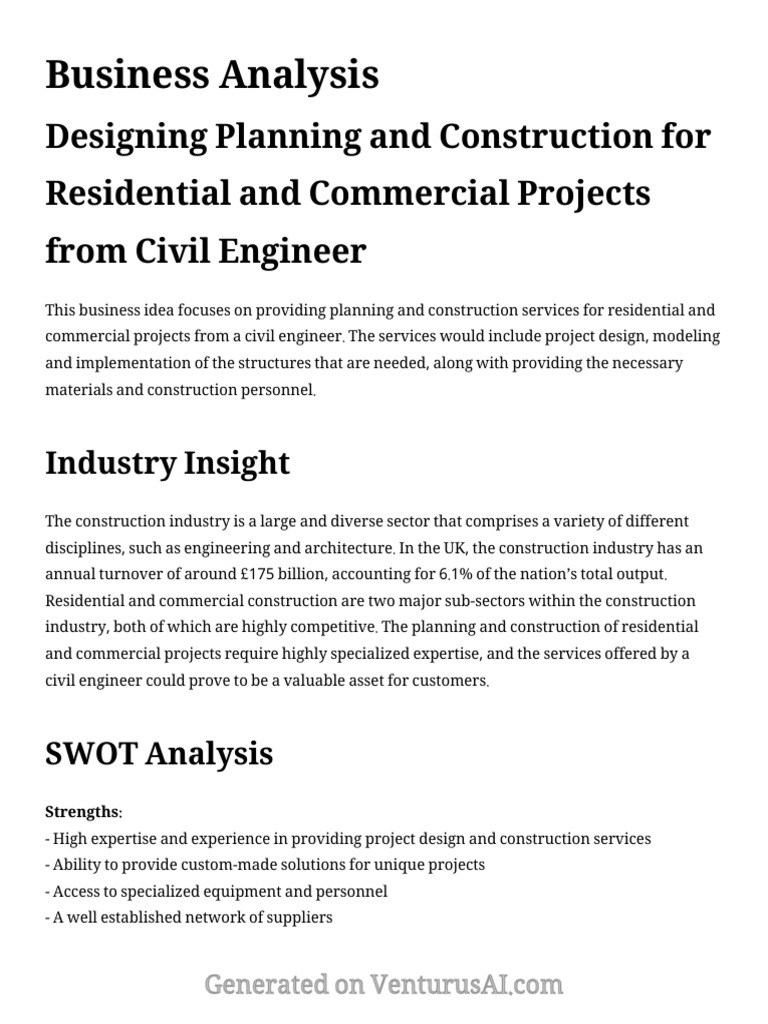 VenturusAI 23icqg Designing Planning and Construction For Residential and Comm | PDF | Supply ...