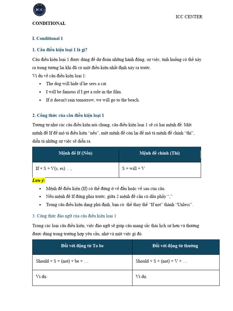 WEEK 6 - CONDITIONAL 1 | PDF