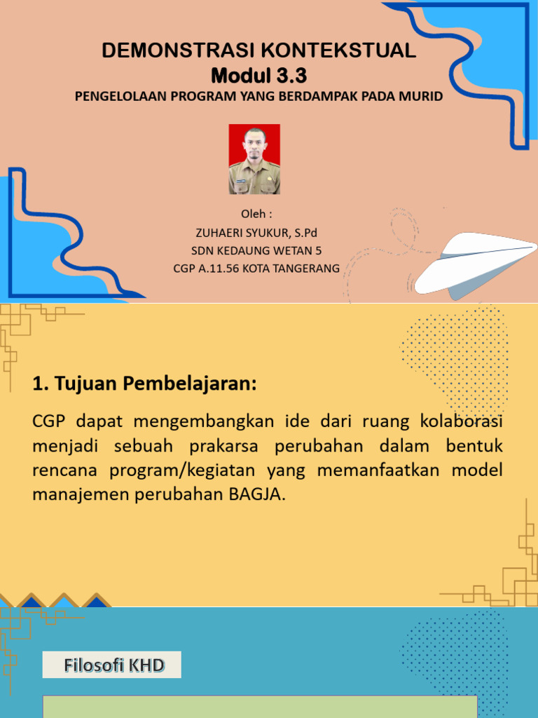 Demonstrasi Kontekstual Modul 3.3 | PDF | Karier & Perkembangan