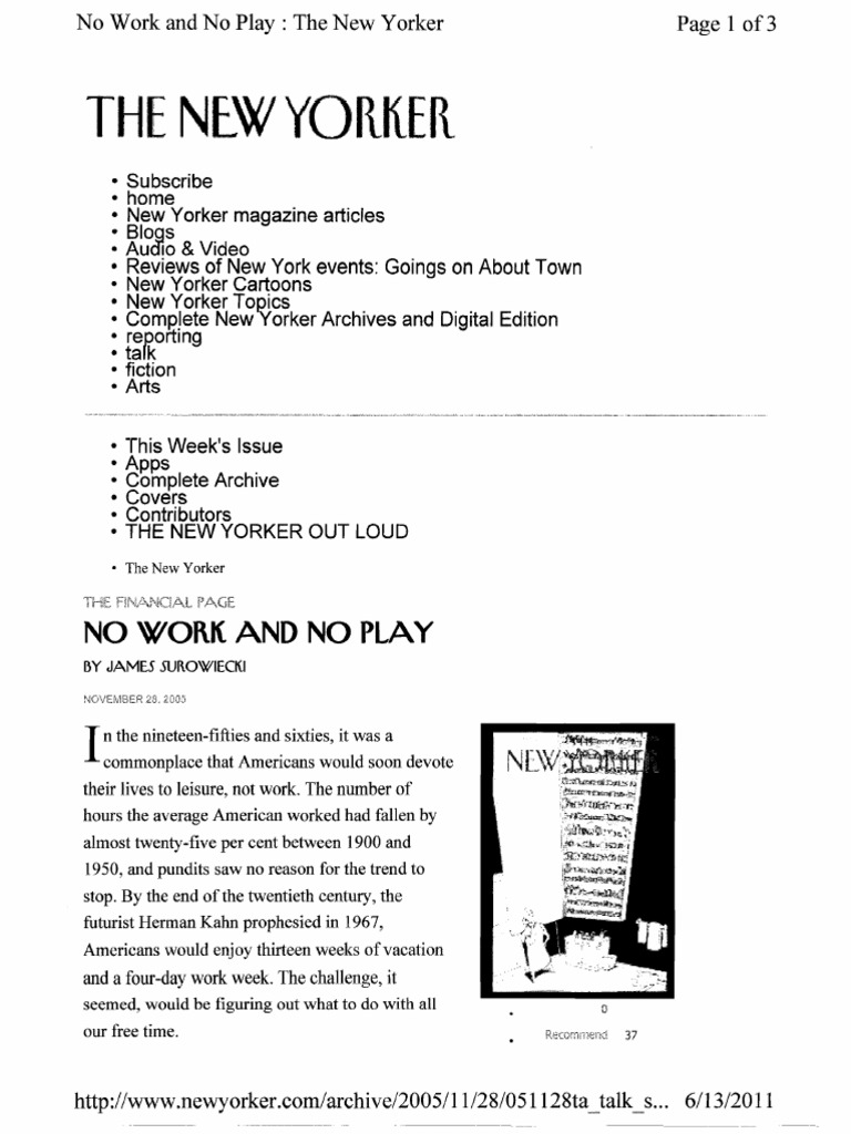 Leisure vs. Labor: A Comparative Analysis | PDF | Labour Economics ...
