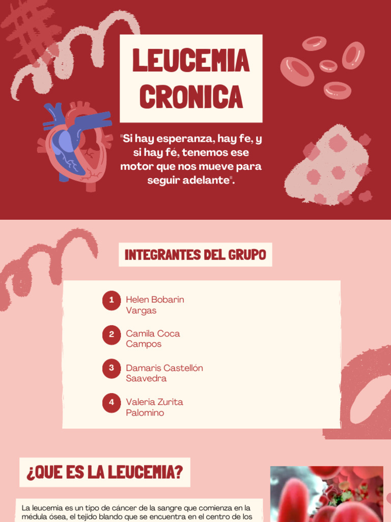 Leucemia Crónica | PDF | Leucemia | Sangre