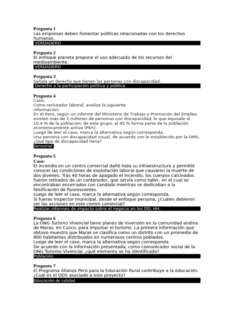 Preguntas Cuetionario T1 y T2 | PDF | Contaminación | Residuos