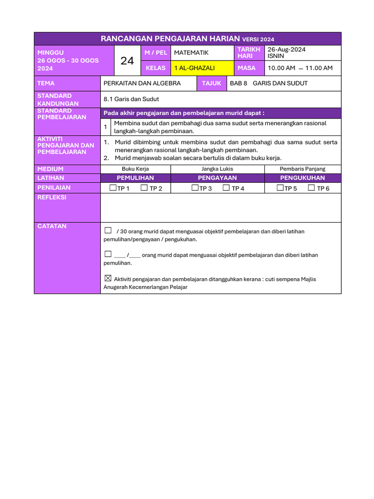 eRPH Minggu 24 | PDF