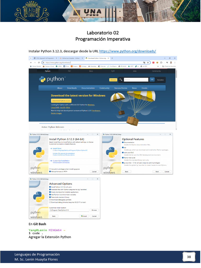Guiade Laboratorio 02 Lenguajesde Programacion | PDF