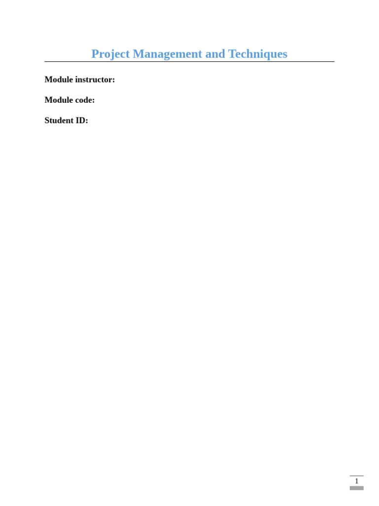 Project Management and Techniques | PDF | Computer Security | Security