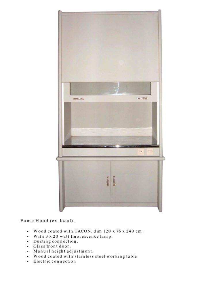 Fume Hood | PDF
