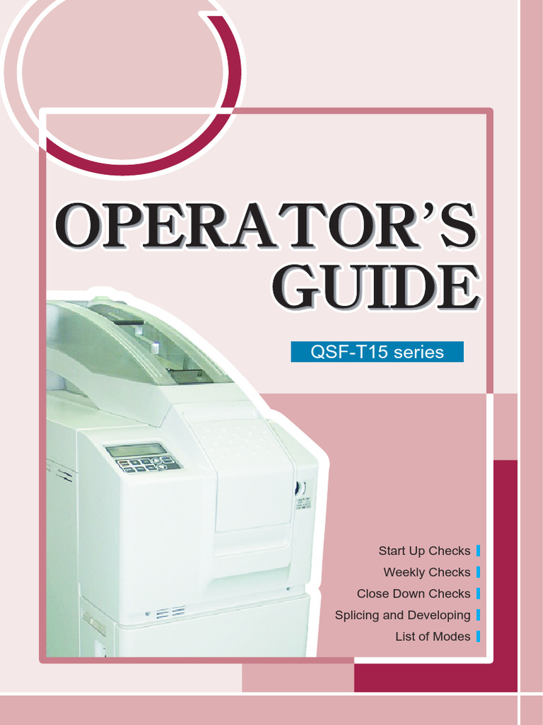 T-15 Operator Guide | PDF