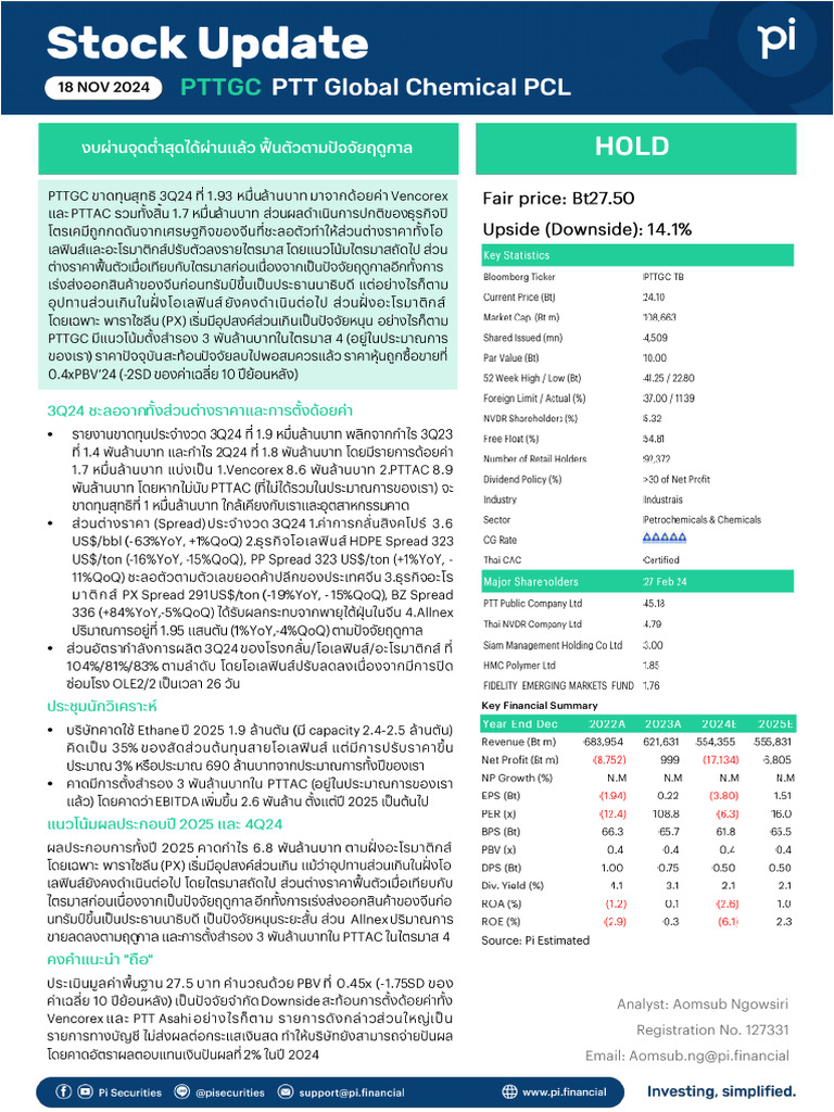 PTTGC 18112024 | PDF