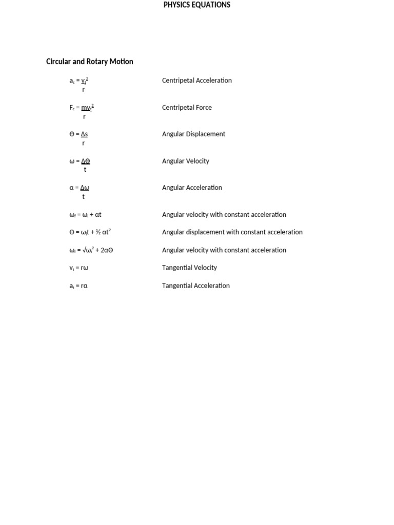Physics 5 Circular Motion | PDF