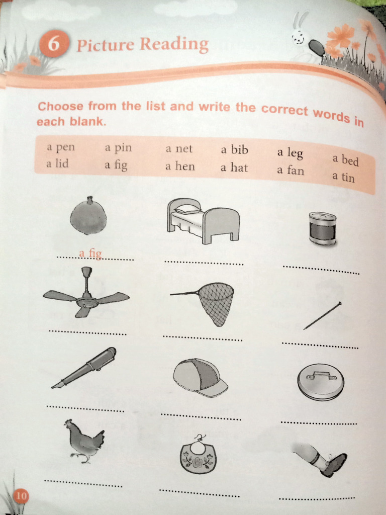 Class 1 English Work Book | PDF