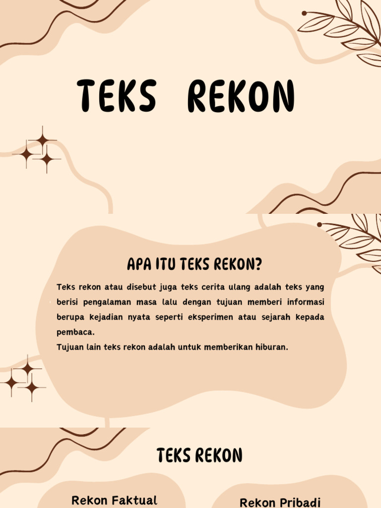 Teks Rekon | PDF