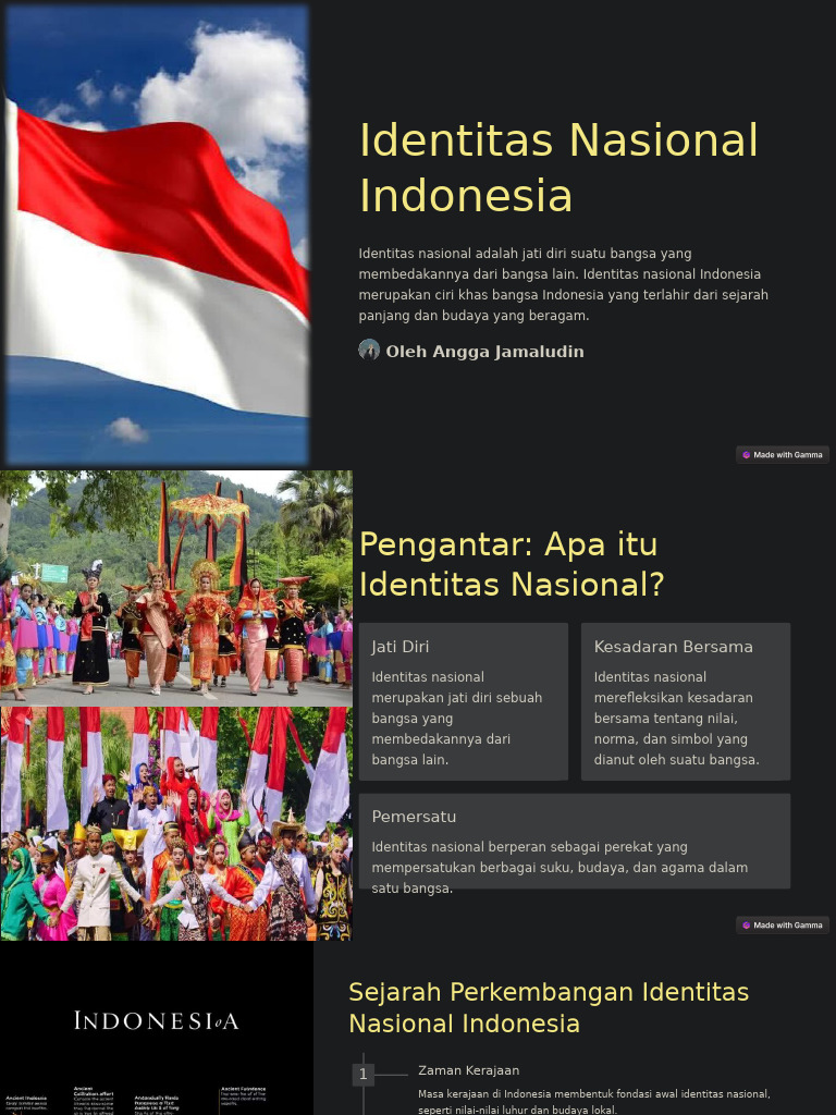 Identitas-Nasional-Indonesia Angga | PDF | Perjalanan