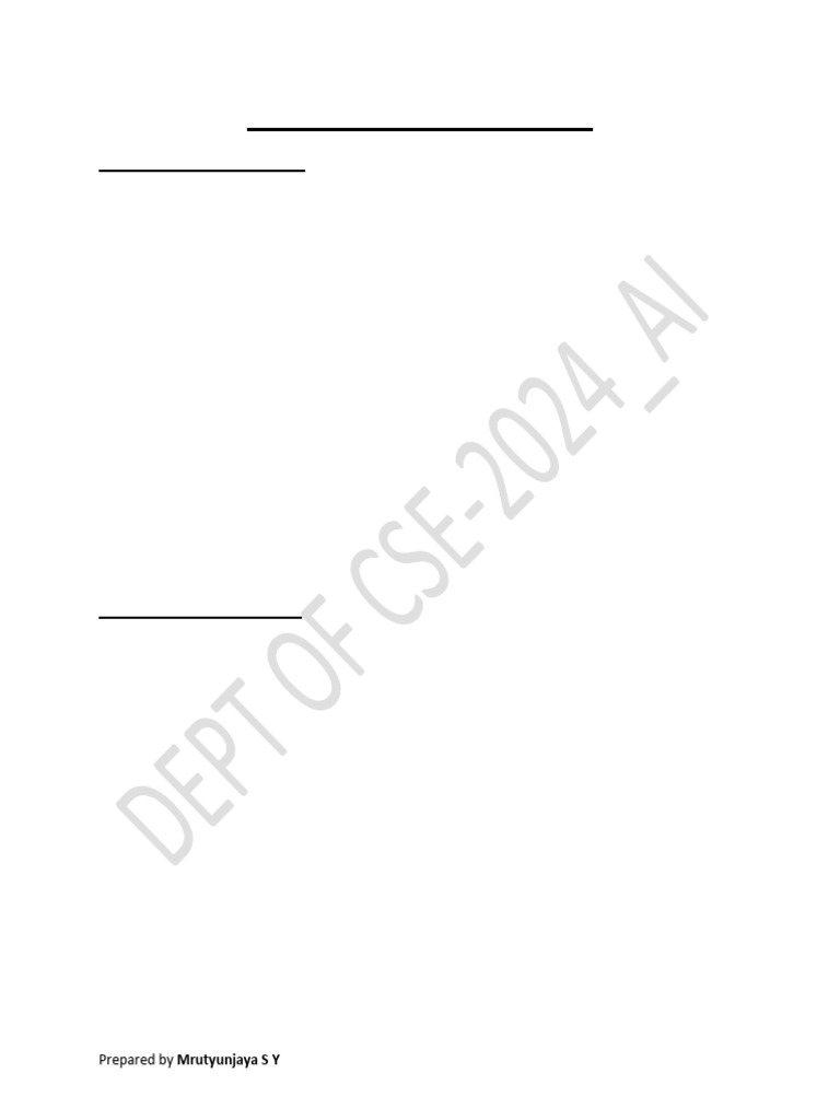 AI Unit-3 Questions - III A & C Sec | PDF