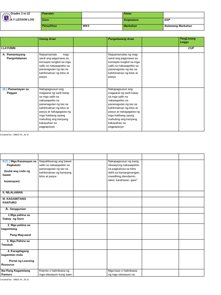 ESP10 Q2 WK3 Done | PDF