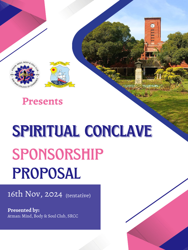 Spritual Conclave Sponsorship Proposal PDF | PDF