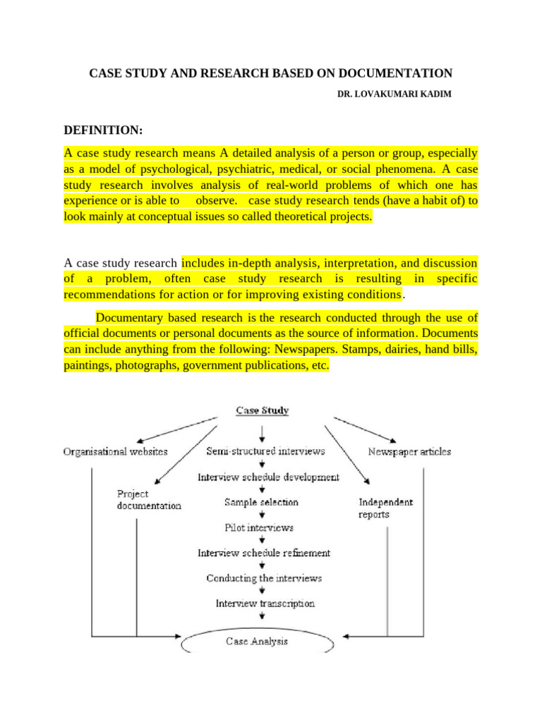 Case Study Research Methodology Guide | PDF | Case Study | Interview